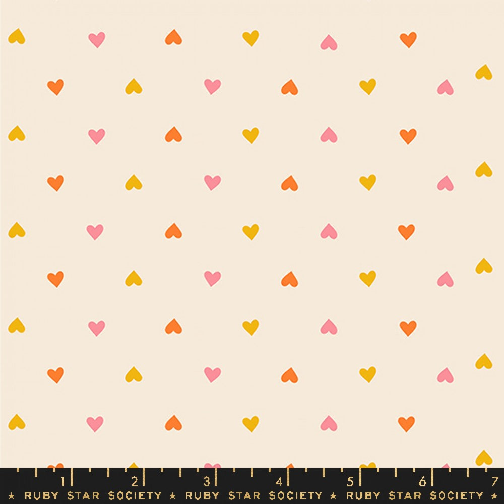 Hearts Multi - Juicy by Melody Miller Ruby Star Society Fabrics – Rainbow Stash