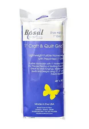 Quilter's Grid 1 Inch Fusible Interfacing - Bosal Foam and Fibre ...
