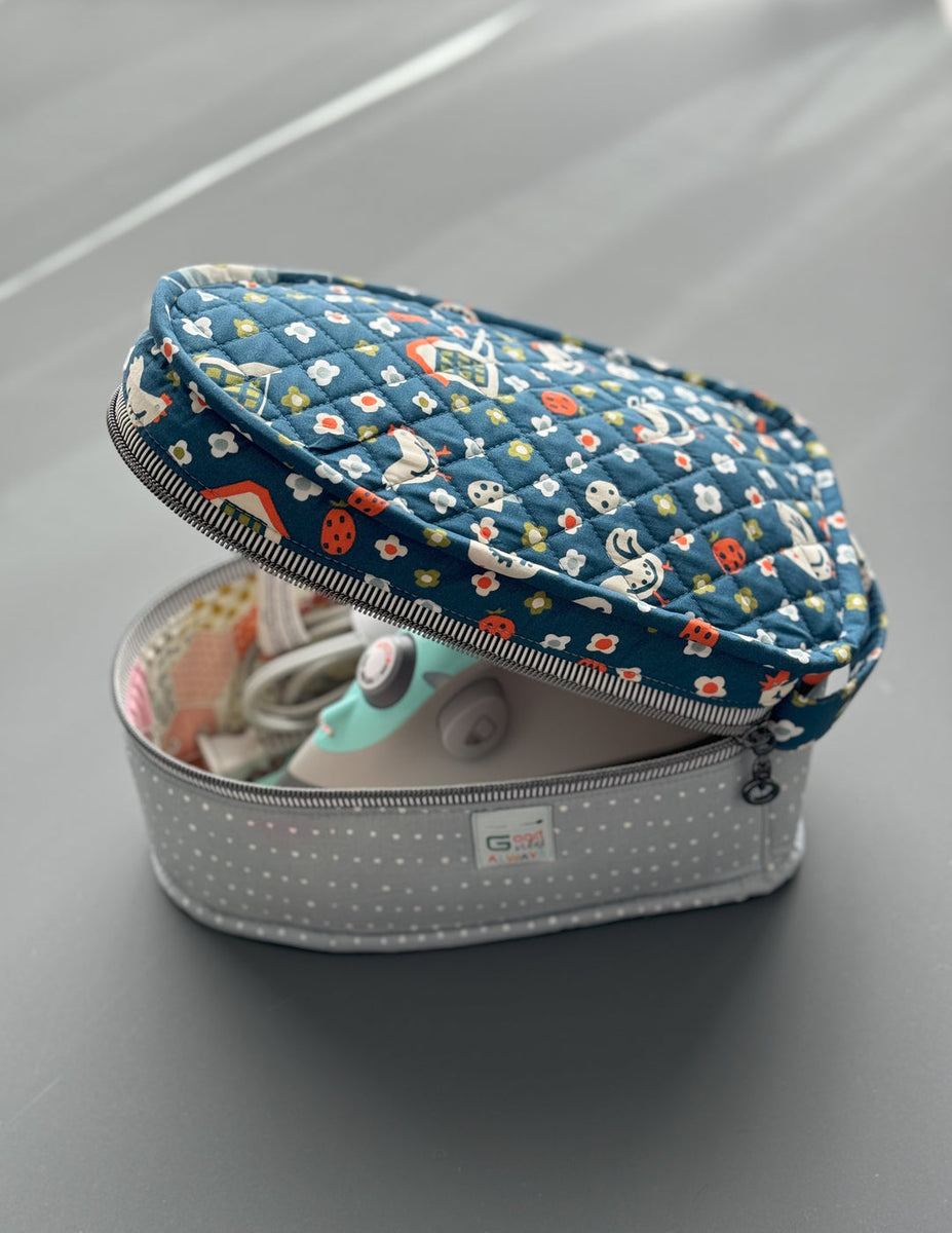 Travel Case for Mini Iron Pattern - Minki Kim Sewing Illustration ...