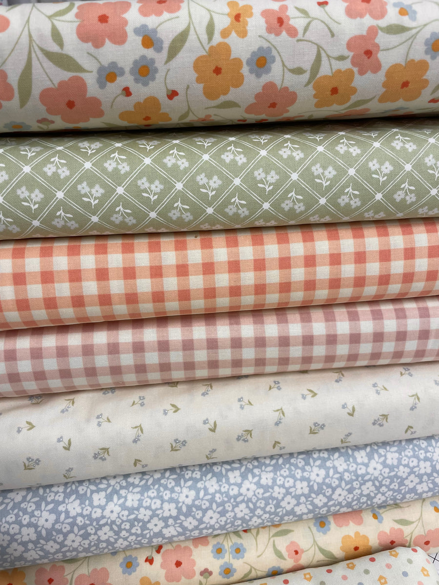 Cottage Charm Porcelain Tossed - My Sew Quilty Life for Moda – Rainbow ...