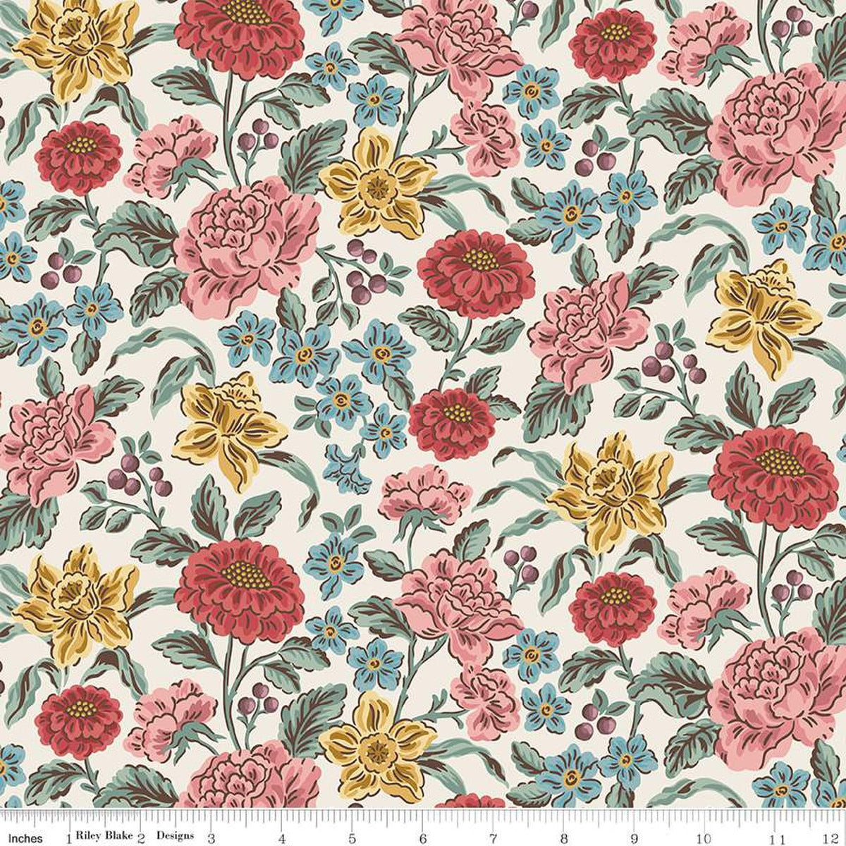 Emma Hartfield Cream - Jane Austen's Emma Collection Riley Blake Desig ...