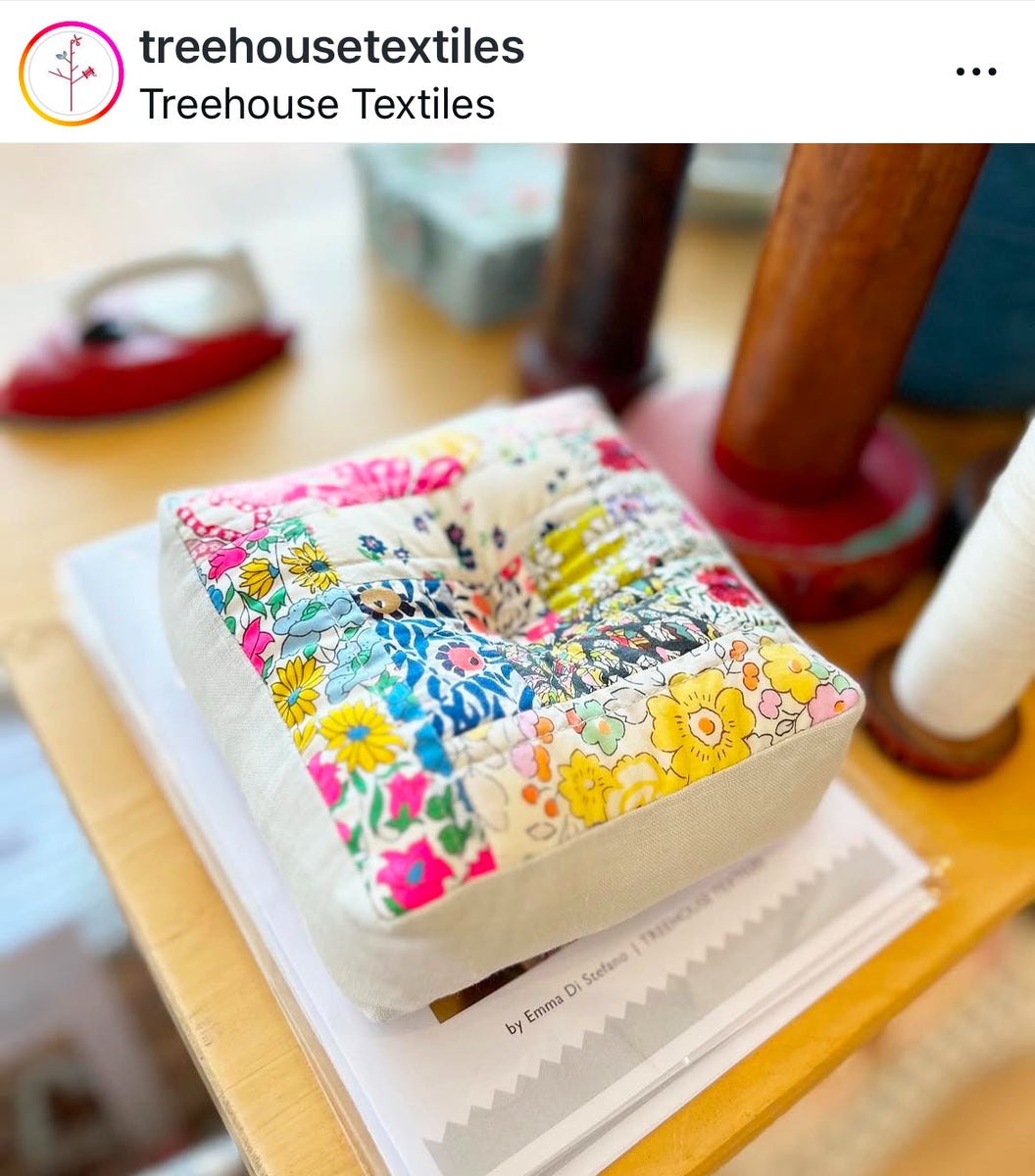 Liberty Pin Cushion Pattern - Emma Di Stefano Treehouse Textiles ...