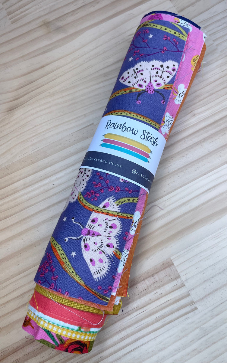 Purple Moth Pack - Heather Ross & Moda Grunge – Rainbow Stash