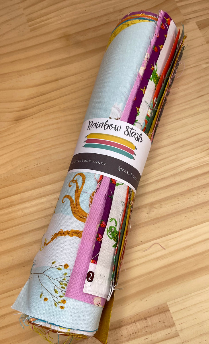 Blue Rapunzel Pack - Heather Ross & Moda Grunge – Rainbow Stash