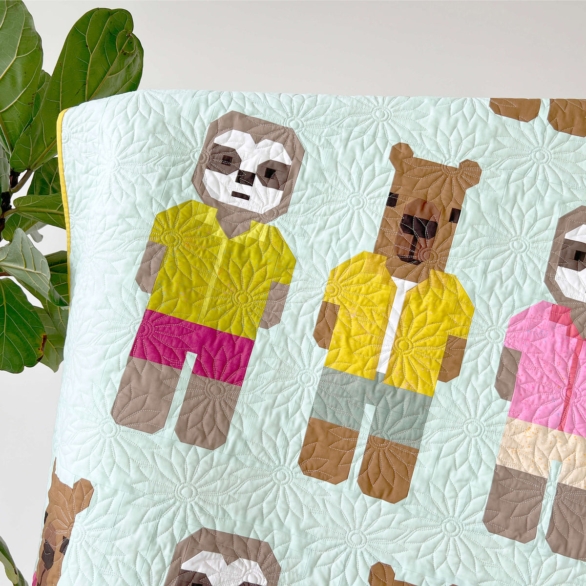 Capybaras & Sloths Quilt Pattern - Elizabeth Hartman – Rainbow Stash