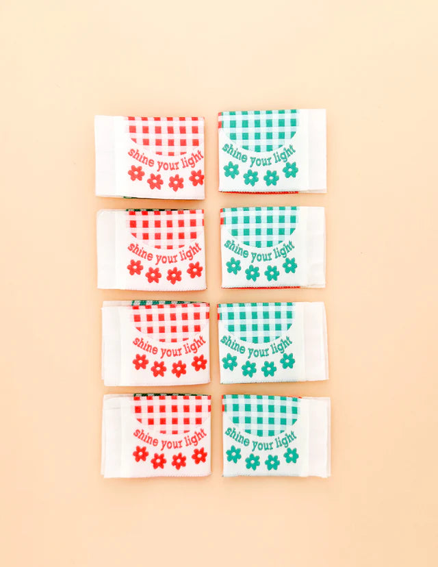 Minki Kim Shine Your Light Woven Labels (8) - Minki Kim Sewing Illustr ...
