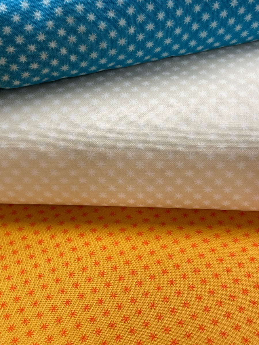 Meadow Star Puff Natural Fat Quarter- Alexia Abegg for Ruby Star Socie ...