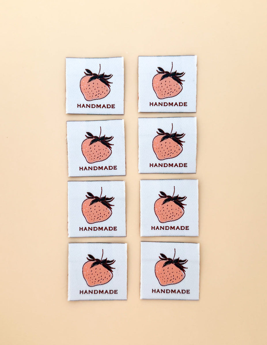 Minki Kim Peach Berry Woven Labels (8) - Minki Kim Sewing Illustration ...