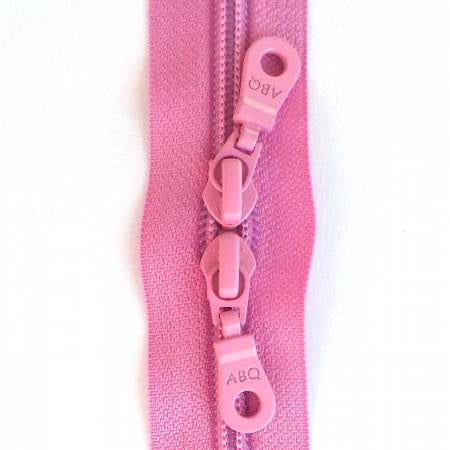 Zipper 30” Cyclamen Double Pull - ABQ Designs – Rainbow Stash